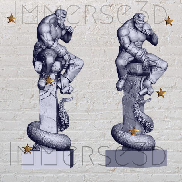 Hellboy - Devilman STL File - Stlplaza.com