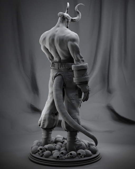 Hellboy - Devilman STL File V2 - Stlplaza.com
