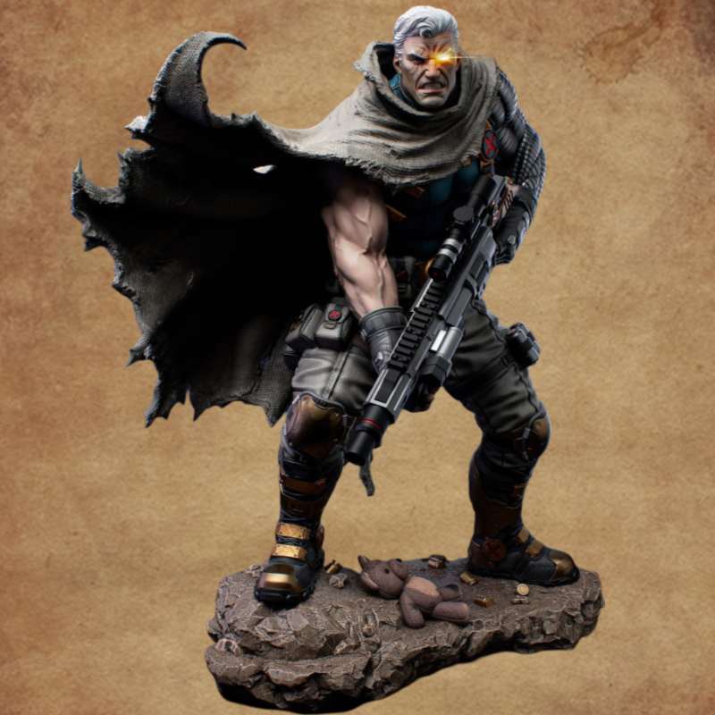 Cable Figure Stl File From Marvel - Stlplaza.com